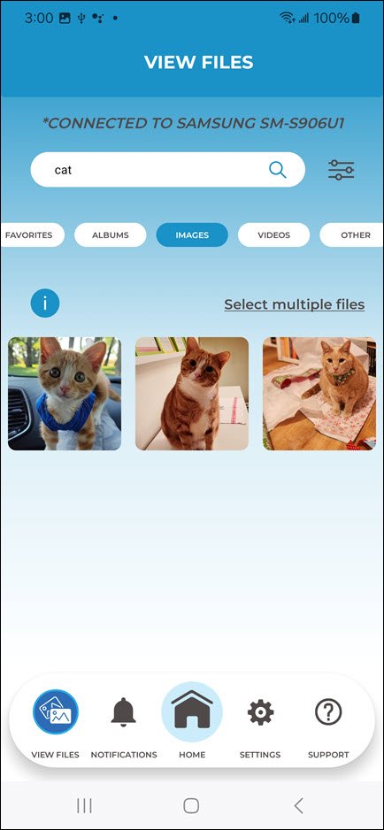Searching, Filtering, and Sorting Files - ThePhotoStick® Omni ...