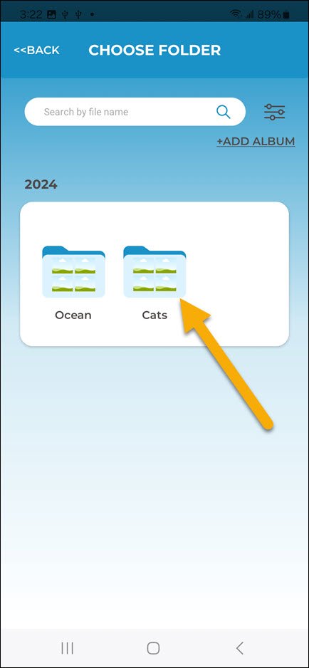 Adding Files to Albums - ThePhotoStick® Omni - Official User Guide - 4