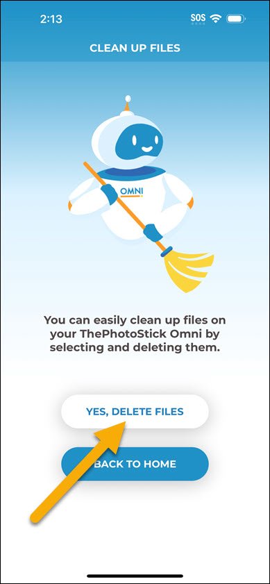 Deleting Files From Your ThePhotoStick Omni Drive iPad/iPhone ...