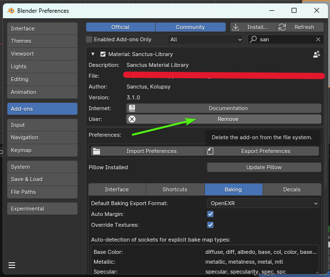 Updating the addon - Sanctus-Library - main