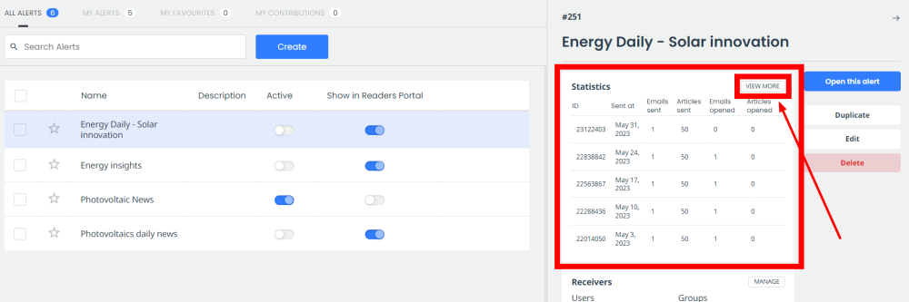 Alert statistics - Training journey EN - v3