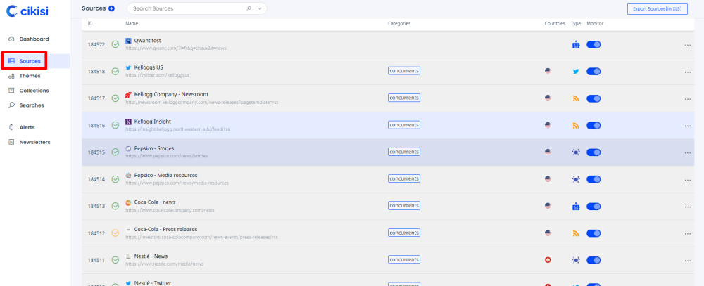 Sources table - Training journey EN - 1