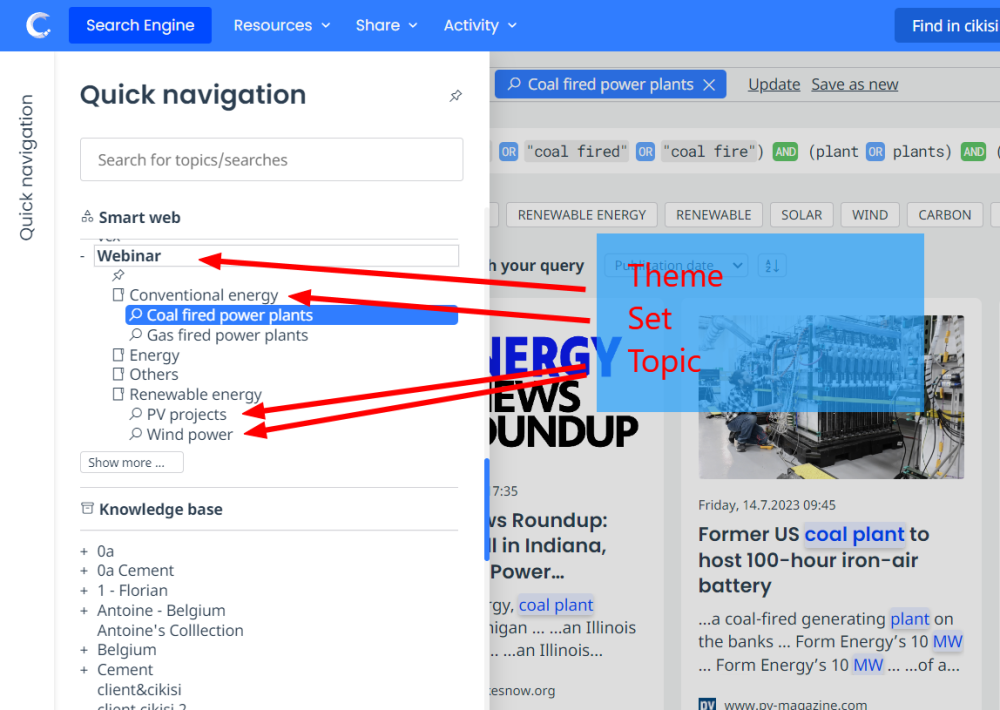 Organise your searches - Training journey EN - v3