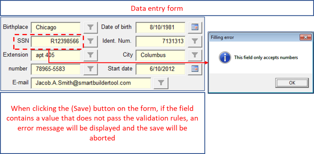 Data Validation Rules - Worksheet and Add-in Manuals - 1