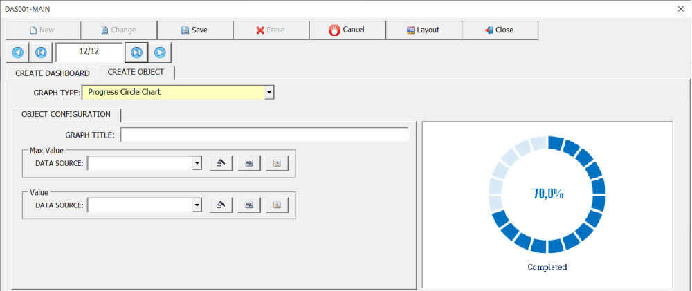 Battery / Progress circle - Worksheet and Add-in Manuals - 1