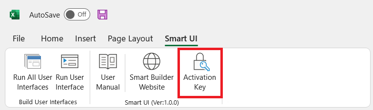 Procedure to Activate the License - Worksheet and Add-in Manuals - 1