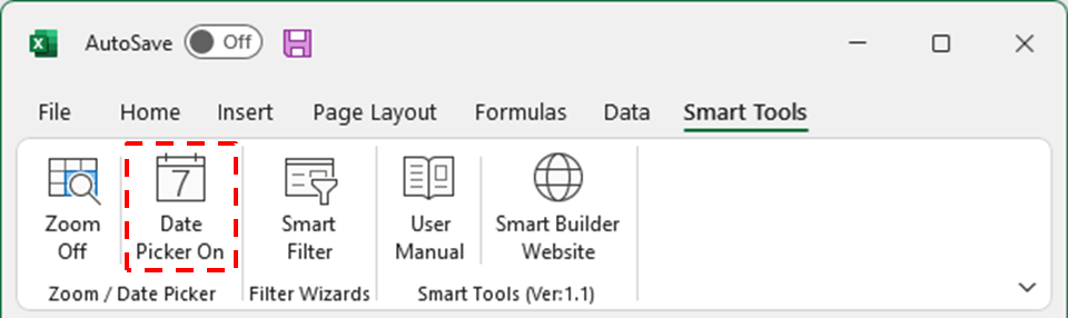 Date Picker – Fast and Accurate Date Entry - Worksheet and Add-in ...