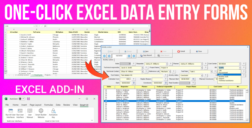 Smart UI (Add-in) - Worksheet and Add-in Manuals - 1