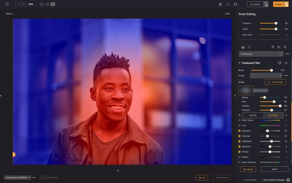 Graduated Filter - Radiant Photo 2 - 1