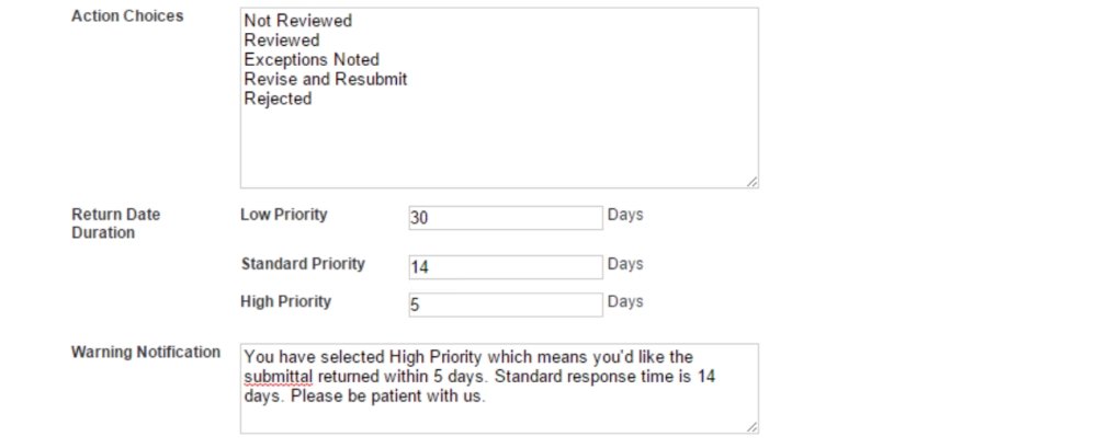 Submittal Module - RoundhousePM - Version 1.3