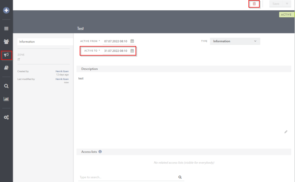 Remove unused Interaction zones - Pureservice - User Manual (with ...
