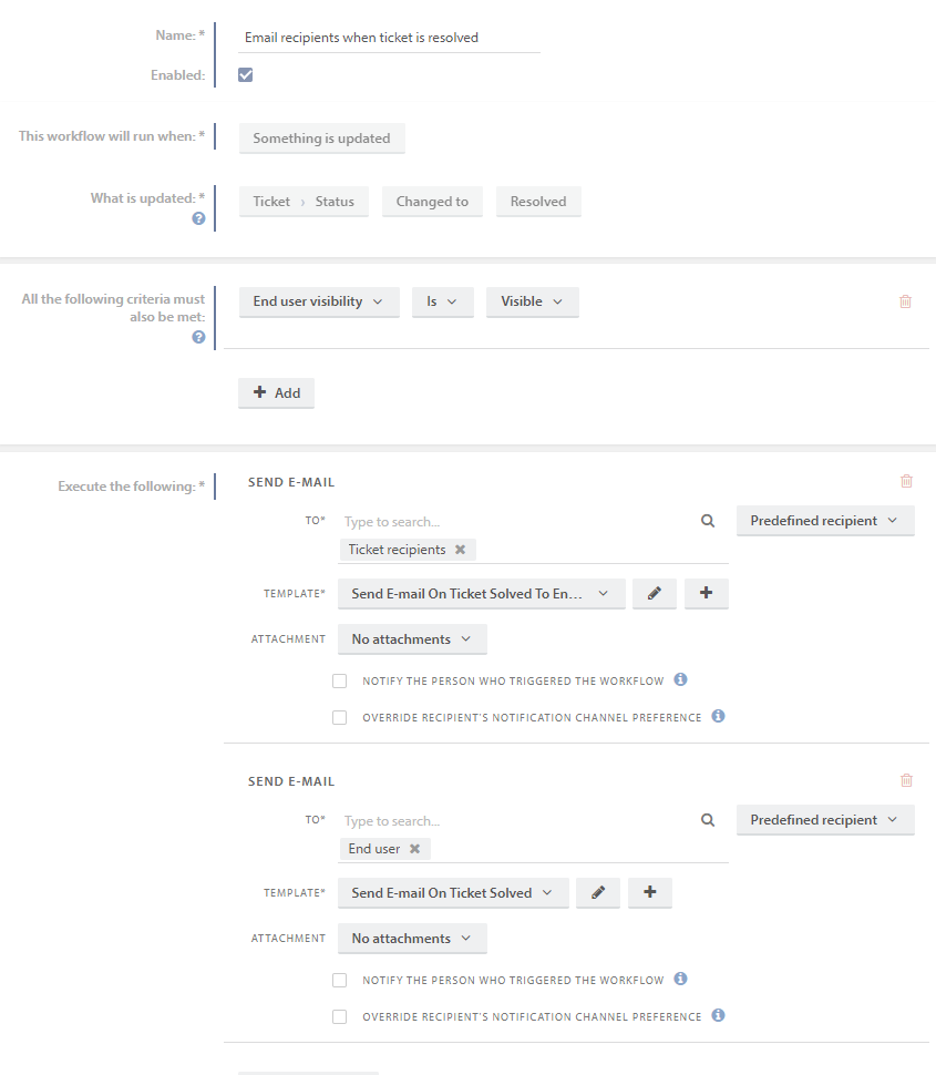 Alternative configuration for Ticket CC - Pureservice - User Manual ...