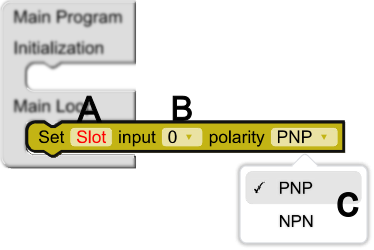 Set Input Polarity - InoDrive Manual - 2