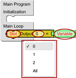 Set Output to Variable - InoDrive Manual - 2