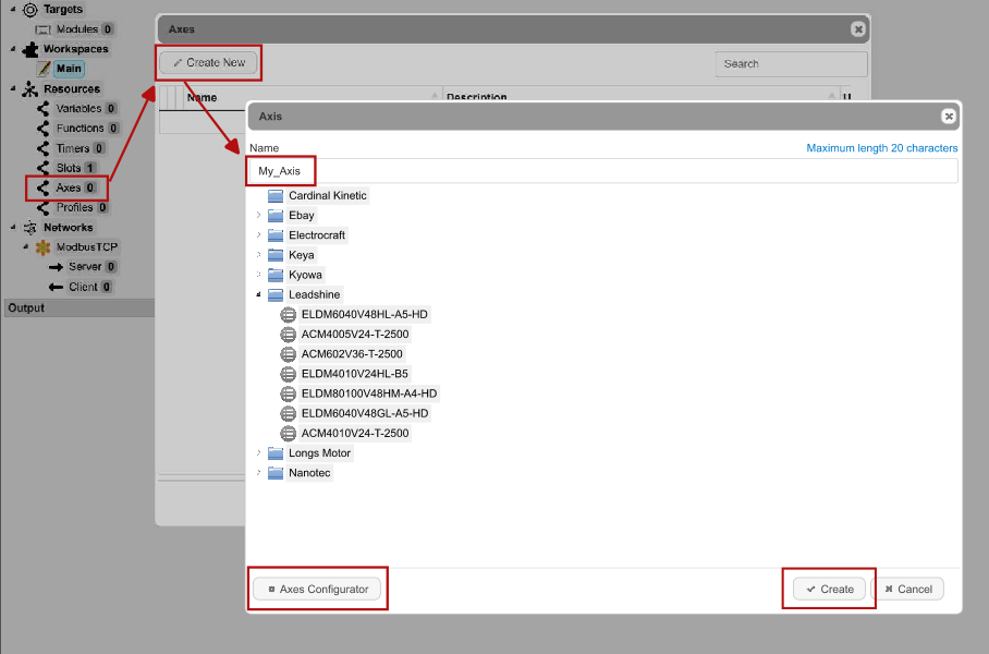 Axes - InoDrive Manual - 2