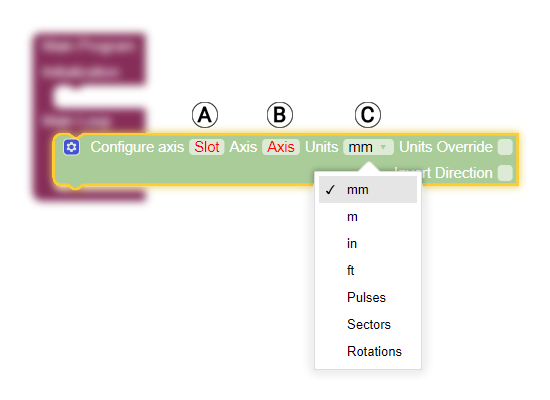 Configure Axis - InoDrive Manual - 1