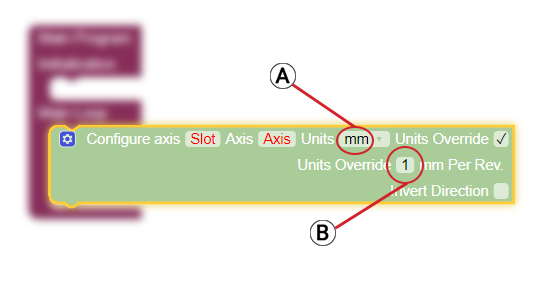 Units Override Option - InoDrive Manual - 1