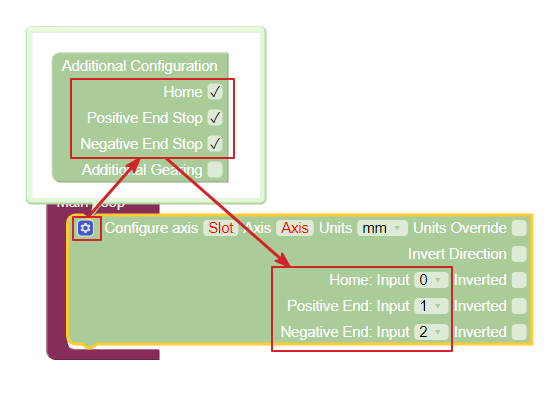 Axis Inputs - InoDrive Manual - 1