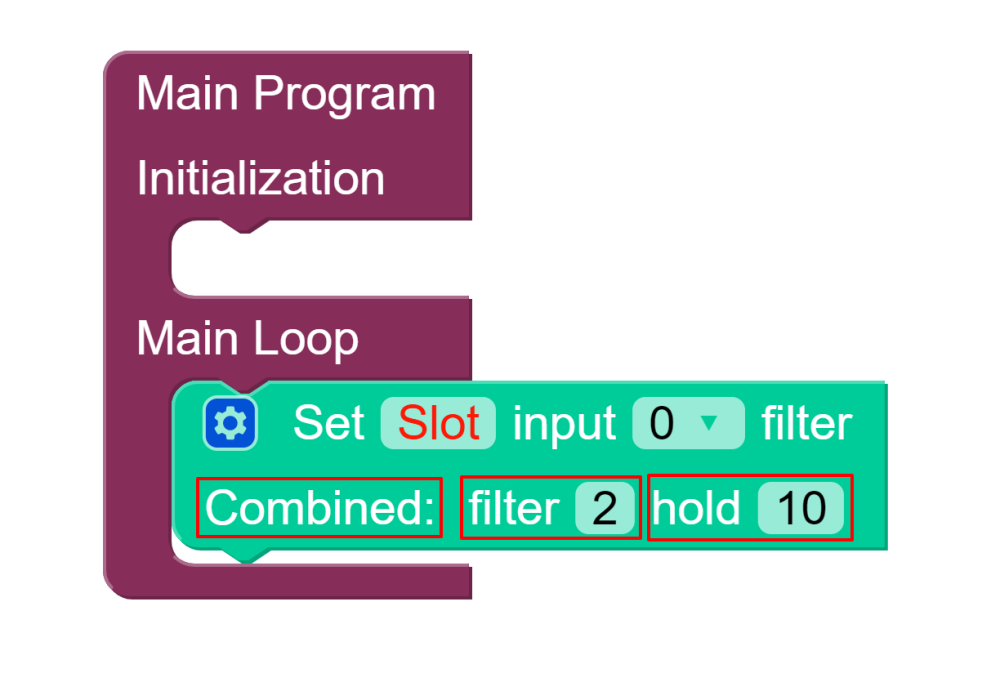 Input Signal Filter - InoDrive Manual - 1