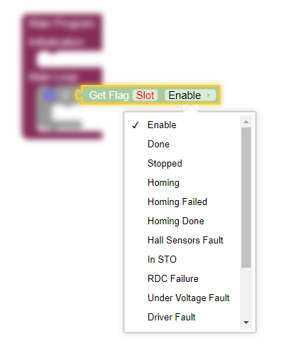 Get Motor Status Flag - InoDrive Manual - 1