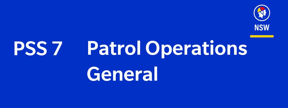 PSS 7 Patrol Operations (General) - Public Safety Standard Operating ...