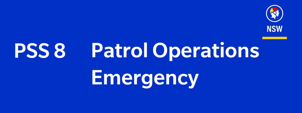 PSS 8 Patrol Operations (Emergency) - Public Safety Standard Operating ...