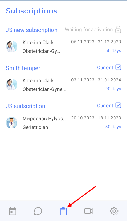 Subscriptions - User Manual - 1