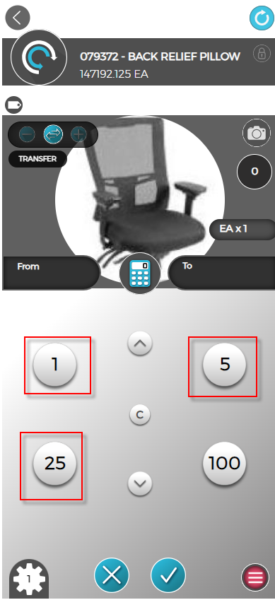 Use the Swift Keyboard - Swiftcount manual - 7