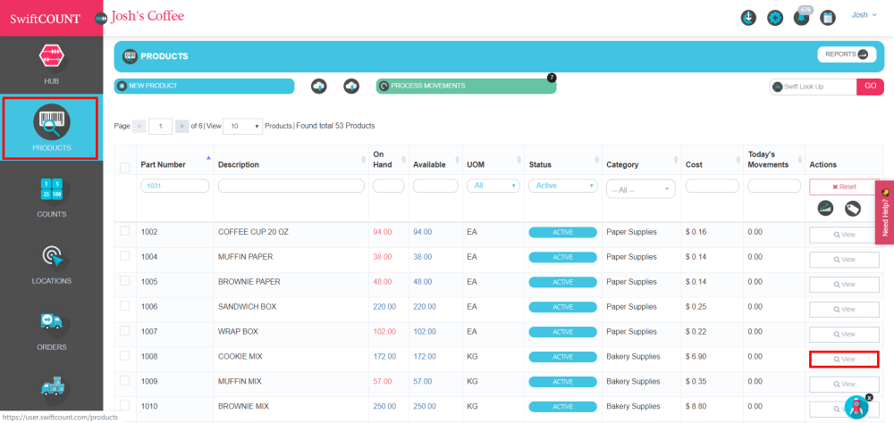 Delete a custom field - Swiftcount manual - 7