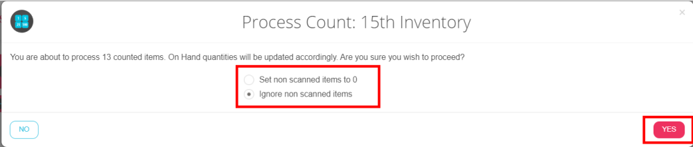 Process a count - Swiftcount manual - 7