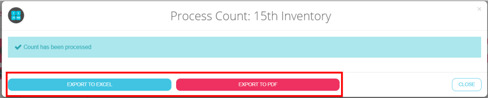 Process a count - Swiftcount manual - 7