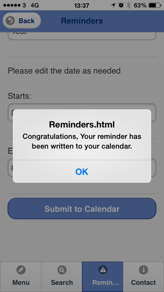 How to add appointments and reminders to my device calendar - Grafton ...