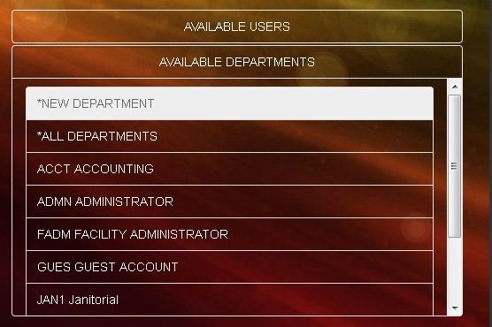 Adding Departments and Users - CIRATS - 13.10.297