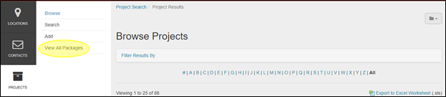 Exporting Package Data - - 10
