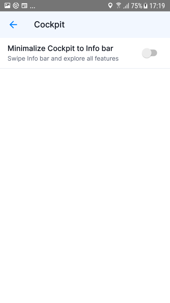 Cockpit - New Sygic GPS Navigation for Android - 22.x