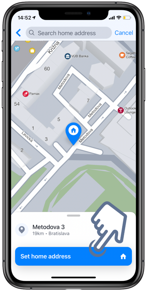 Home, Work – setup & navigation - New Sygic GPS Navigation for iOS - 22.x