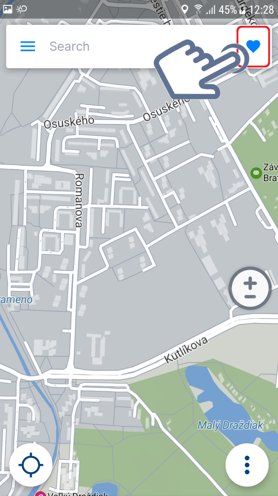 Navigating using home screen icons - New Sygic GPS Navigation for ...