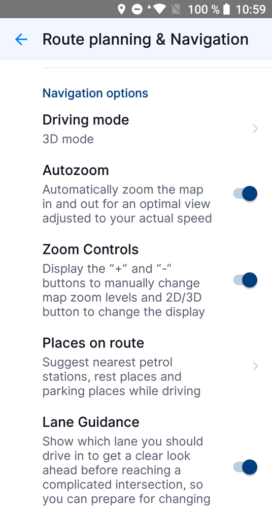 Route planning & Navigation - New Sygic GPS Navigation for Android - 22.x
