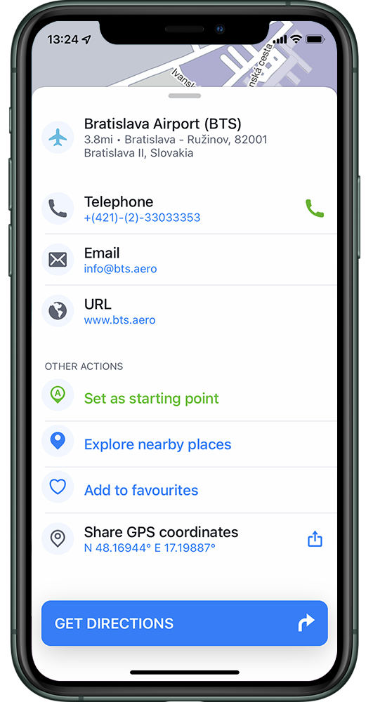 Searching for a Place (POI) - New Sygic GPS Navigation for iOS - 22.x