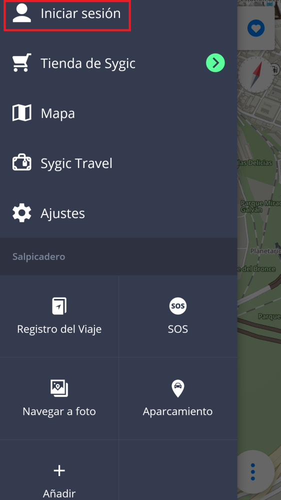Iniciar sesión - Sygic GPS Navigation for Android - 17.1.