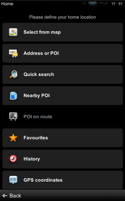 Navigating Home - Sygic Truck GPS Navigation - older