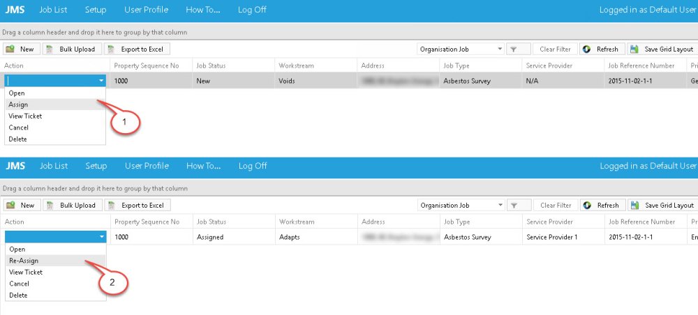 HOW TO ASSIGN A JOB - Job Management System - 1