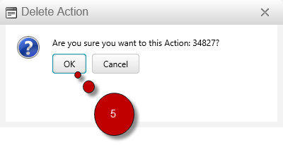 HOW TO DELETE ACTION - Fire Safety System - 1