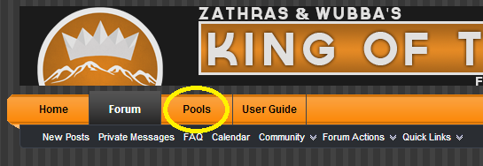 Playing in a Pool – Quickstart Guide - Zathras & Wubba's User Guide - 1