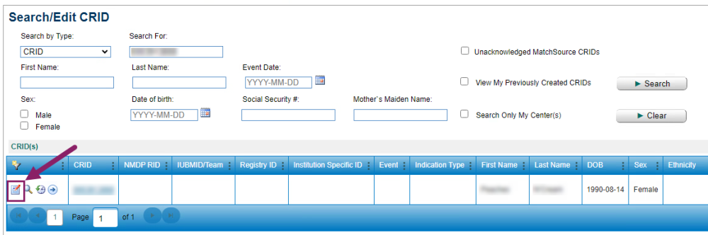 Create a CRID - FormsNet3 Training Guide - 1