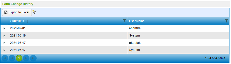 Form Change History - FormsNet3 Training Guide - 1