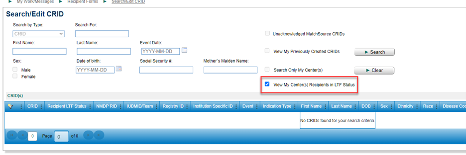 How to Find Recipients in LTF Status - FormsNet3 Training Guide - 1