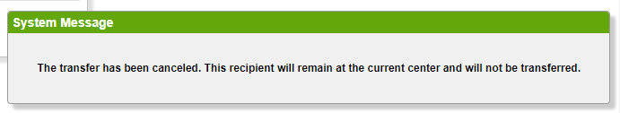 Canceling a Transfer - FormsNet3 Training Guide - 1