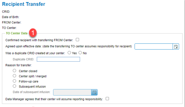 Completing the Transfer - FormsNet3 Training Guide - 1