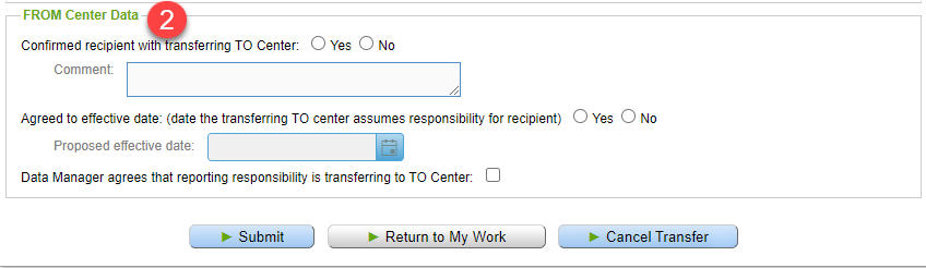 Completing the Transfer - FormsNet3 Training Guide - 1